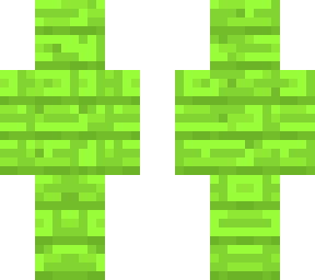 Chartreuse Dyed Wooden Planks | Minecraft Skin