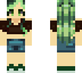 Forest Elf OC; first MC skin! | Minecraft Skin