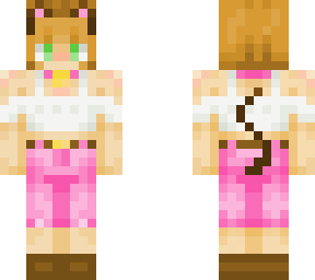 pink cat girl | Minecraft Skins