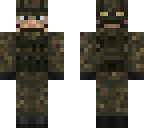 German Armed Forces Soldier - "Bundeswehr" - Var.2 | Minecraft Skin