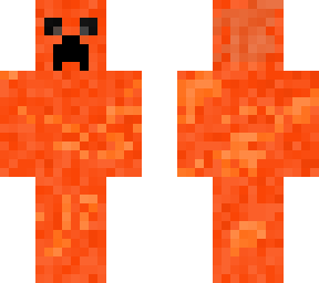 lava creeper | Minecraft Skin