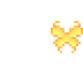 Wings - Yellow Pixie Wings v2 | Minecraft Skin