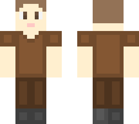 Brown shirt + pants | Minecraft Skin