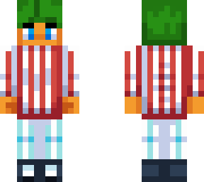 Oompa loompa (hive style) (for practise) (: | Minecraft Skin