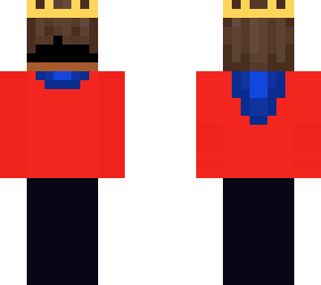 crowned human | Minecraft Skin