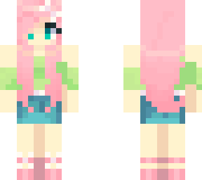 Fluttershy - My Little Pony MEICHI16 SKIN | Minecraft Skin