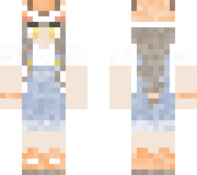 pastel fox girl | Minecraft Skin