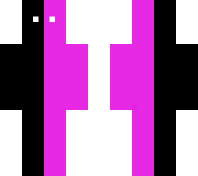 pink and black | Minecraft Skin