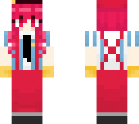 Mesmerizer Kasane Teto edited to my liking | Minecraft Skin