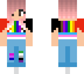 pride flag skin | Minecraft Skin