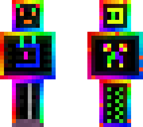 Top Rainbow Skin Tlanted [D] | Minecraft Skin