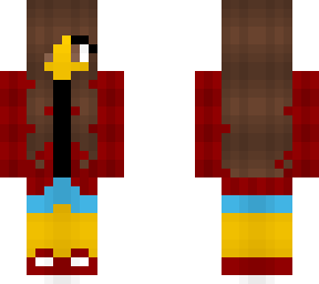Female - Red Flannel | Minecraft Skin