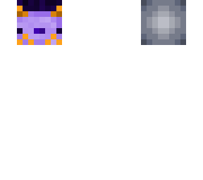 Blue axolotl in a spilled bucket | Minecraft Skin