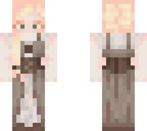 Elven Villager Girl | Minecraft Skin