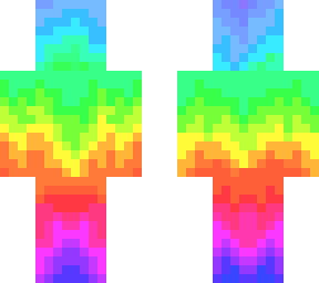Blacklight Color scheme gradient | Minecraft Skin