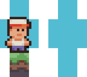 Boomerang kid pixel art | Minecraft Skin