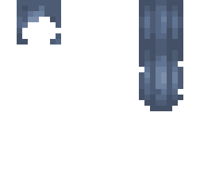 Blue-Grey Hair | Minecraft Skin