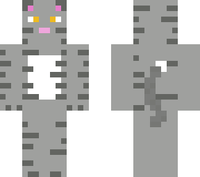 gray cat | Minecraft Skins