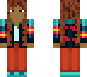 Colorful Cyberpunk Skin | Minecraft Skin