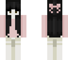 ribbon girl reacreate | Minecraft Skin
