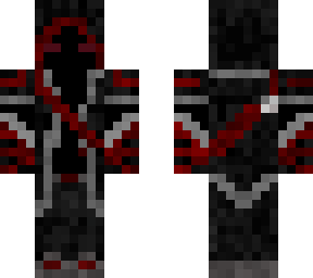 black and red | Minecraft Skins