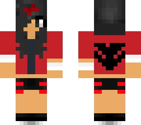 Female Aaron Lycan edited | Minecraft Skin