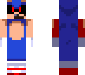 Sonic.EXE (MY5TCrimson) - Normal Form | Minecraft Skin