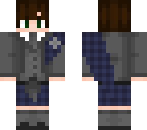 Blue Kilt | Minecraft Skin