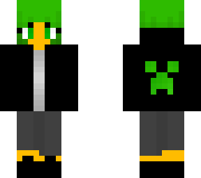 Female - Creeper Jacket | Minecraft Skin