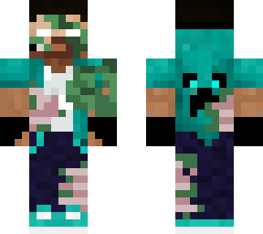 Herobrine with hoodie zombie | Minecraft Skin