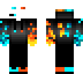 fire and ice | Minecraft Skins