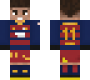 Neymar 2016 Minecraft Skin
