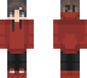 red hoodie | Minecraft Skins