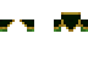 15th Anniversary Cape (Green Creeper Cape) Base | Minecraft Skin