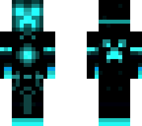 blue creeper | Minecraft Skins