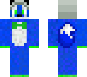 Blue Wolf Guy | Minecraft Skin