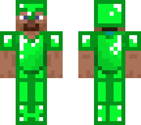 emerald steve | Minecraft Skins