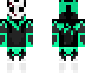 Green and Black Rasplin | Minecraft Skin