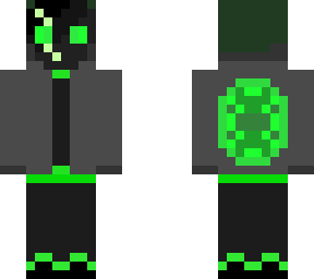 Green Mask Drip | Minecraft Skin