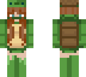 turtle girl | Minecraft Skins