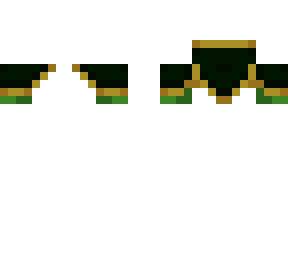 (4PX ARMS) 15th Anniversary Cape (Green Creeper Cape) Base | Minecraft Skin