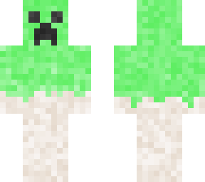 creeper formed with human | Minecraft Skin