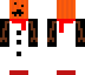 Derpy snowman | Minecraft Skin