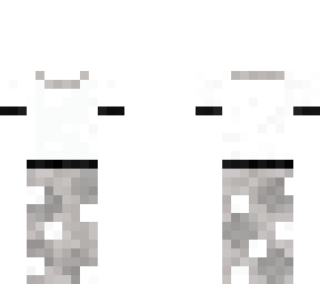 Goth Pyjama Template | Minecraft Skin