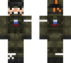 reupload of russian soldier Z | Minecraft Skin