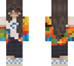 Skin Harry Styles cardigan chica | Minecraft Skin