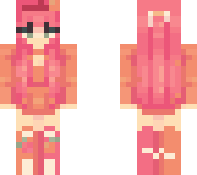 neon girl | Minecraft Skins
