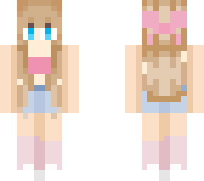 Teen Amber Block city | Minecraft Skin