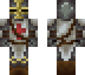Templar Knight, Nickname: "Lone Wolf" | Minecraft Skin
