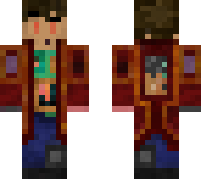 The Robe Of Flaming Ember | Minecraft Skin